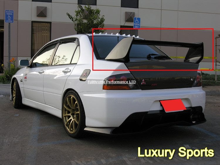 SR Factory EVO 9 Style Spoiler For Mitsubishi EVO 7-9