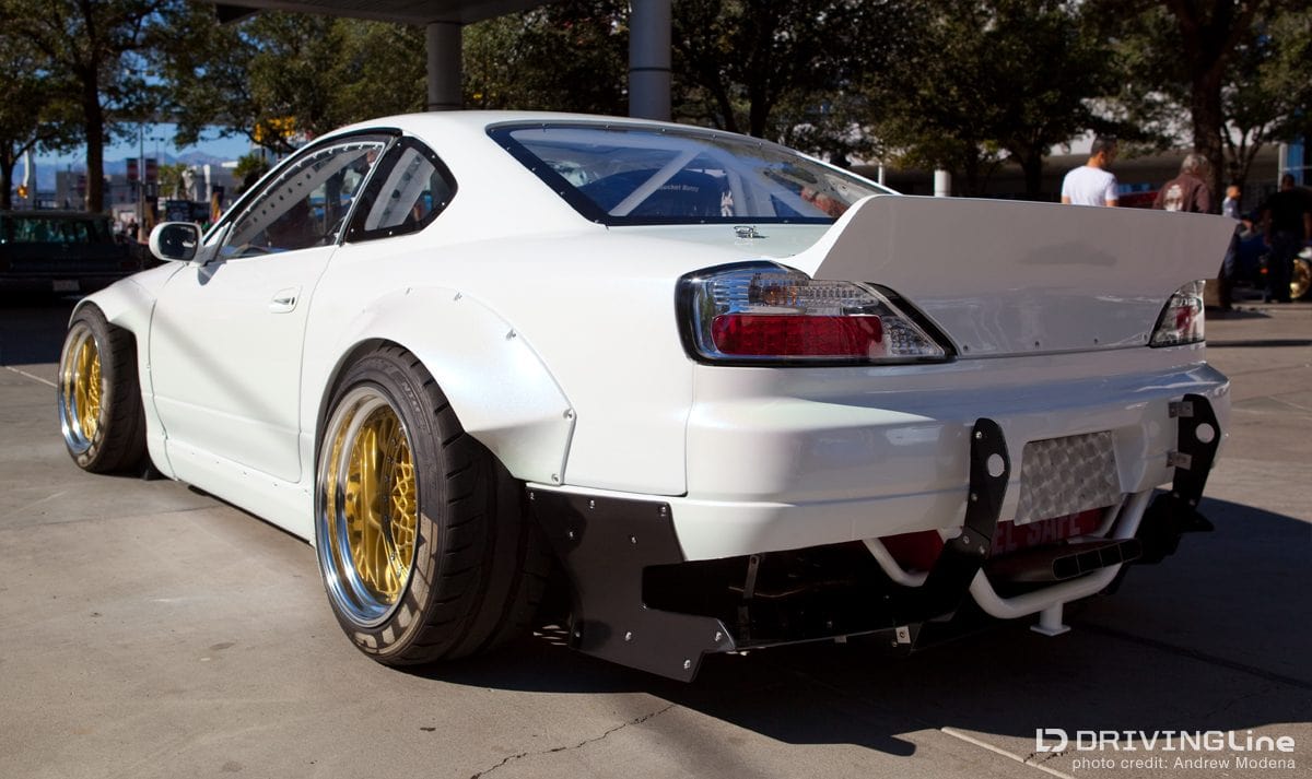 SR Rocket Bunny Style Rear Spoiler For Nissan Silvia S15